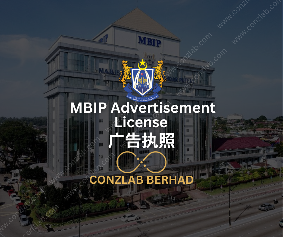 MBIP Advertisement License Application Services | Conzlab Berhad